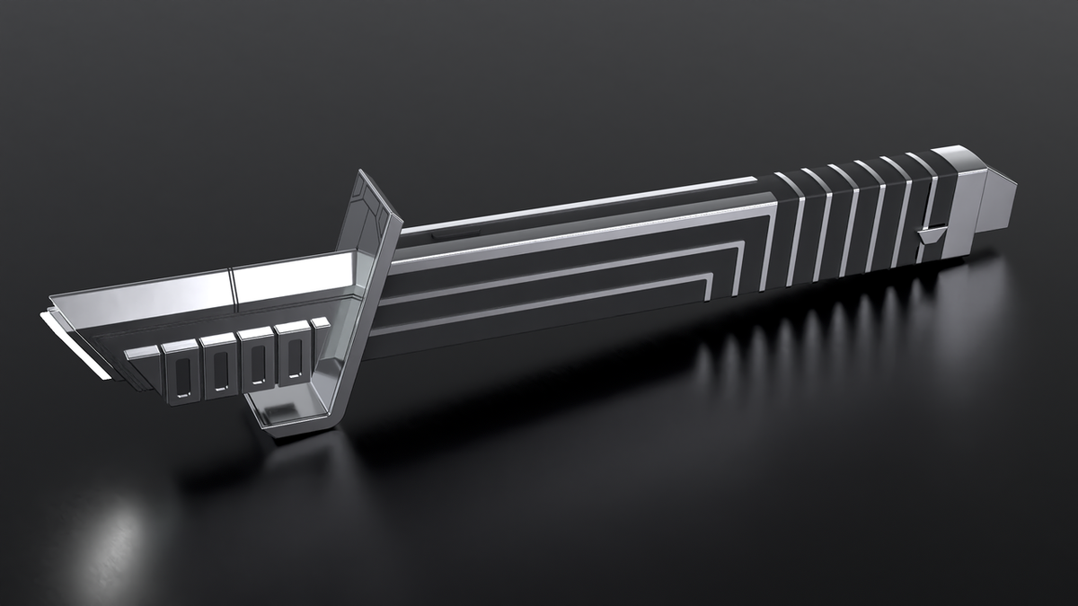 The Dark Sword (Empty Installable Saber) – Shadowfoil Props